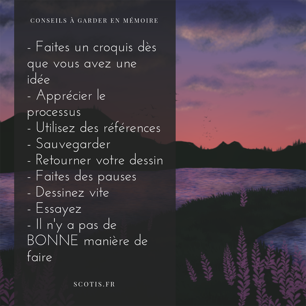 11 conseils à garder en mémoire quand on dessine - Scotis.fr